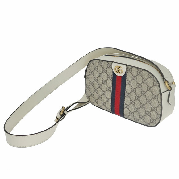 Gucci | Bags | Gucci Gg Supreme Camera Bag Beige White | Poshmark